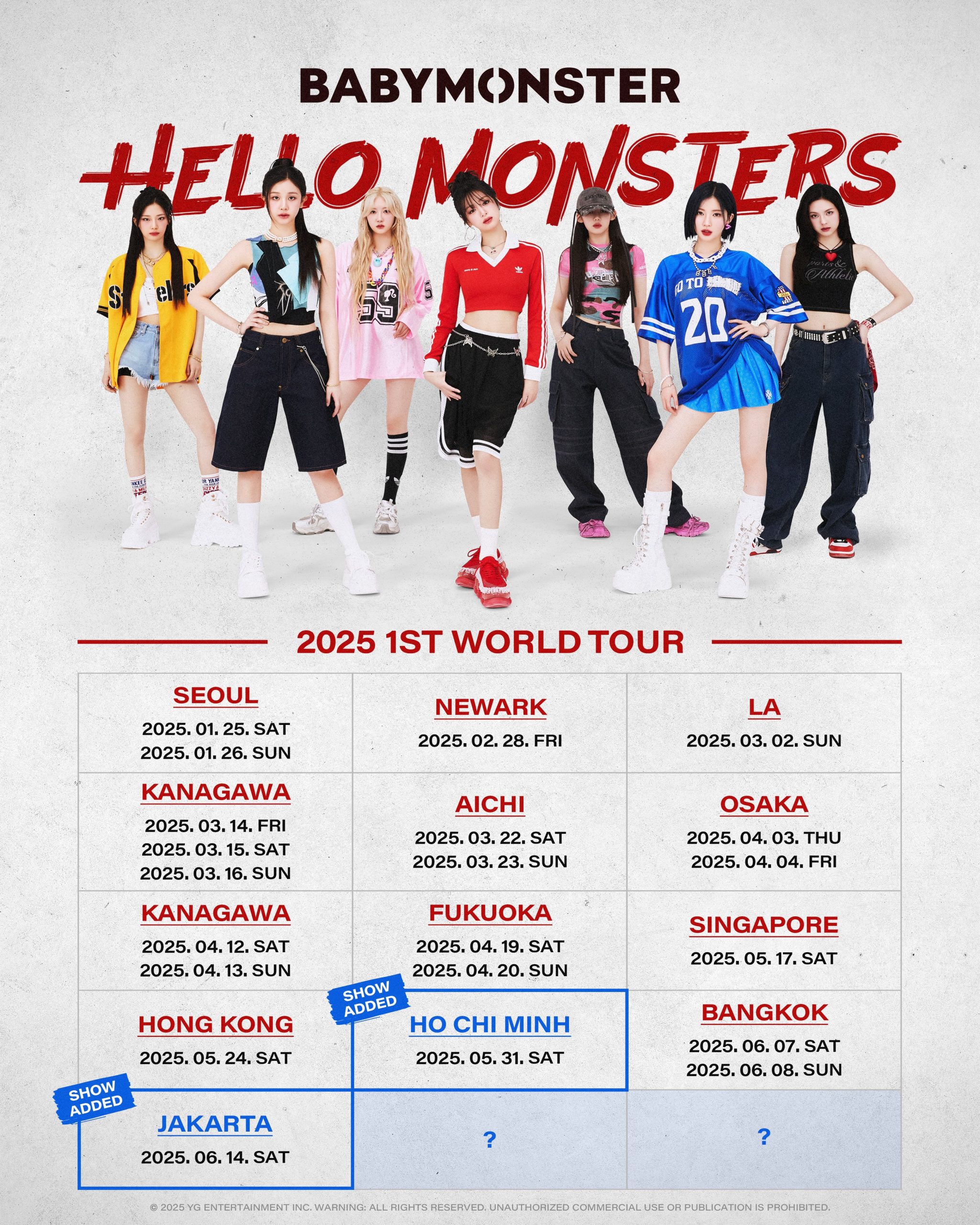 BABYMONSTER Akan Kunjungi Jakarta dalam Rangkaian Tur Dunia “HELLO ...