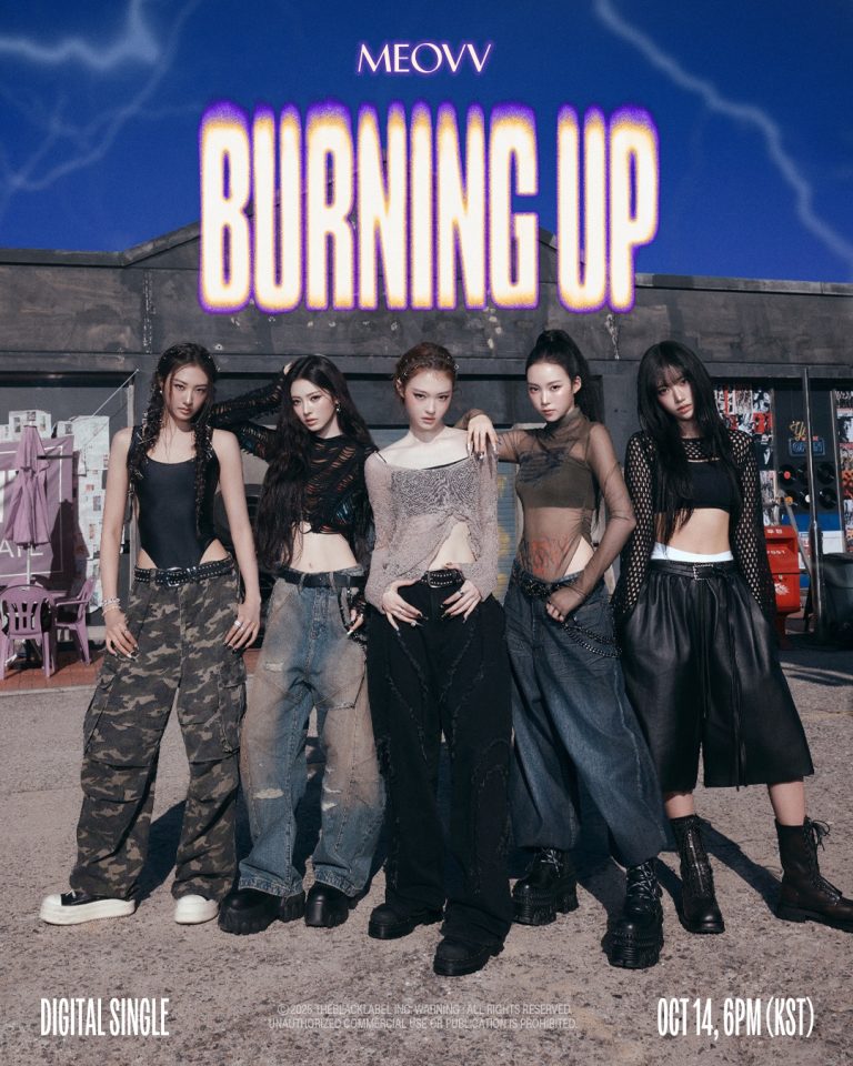 MEOVV Ungkap Poster Terbaru untuk Single “BURNING UP” – KoreanIndo