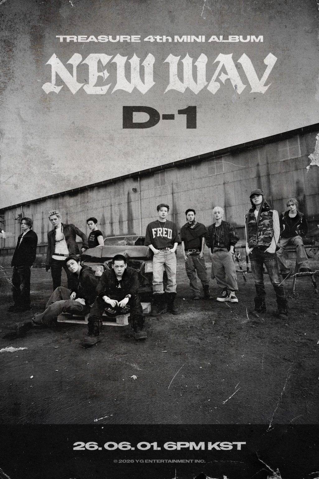 TREASURE Rilis Poster D-1 Jelang Perilisan Album “NEW WAV” – KoreanIndo